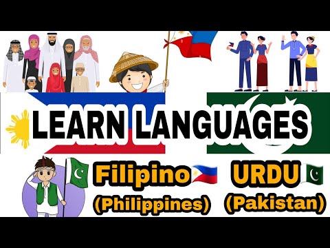 |Learn tagalog to urdu and urdu to tagalog|Step-Daughter ng pakistani learn filipino&urdu language