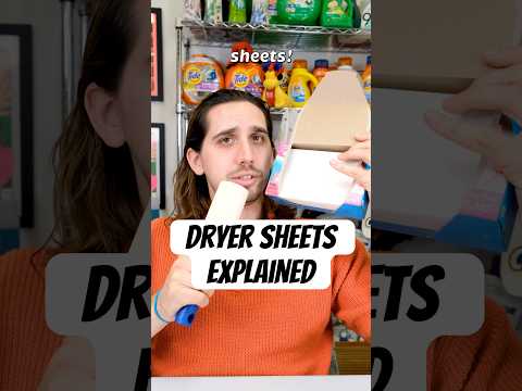 Dryer Sheets Explained #laundry