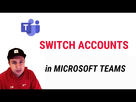 How to SWITCH ACCOUNTS on MICROSOFT TEAMS?