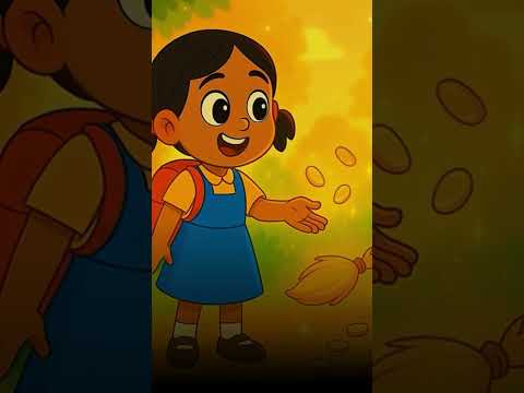 Vaishali & Chini the Witch🧹 | Funny Hindi Poem for Kids | Magical Cartoon Storytime #vaishalistory