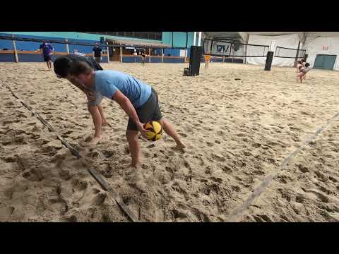 Volleyball Men's Doubles A vs Gamers Touch Sand - Game 1/3