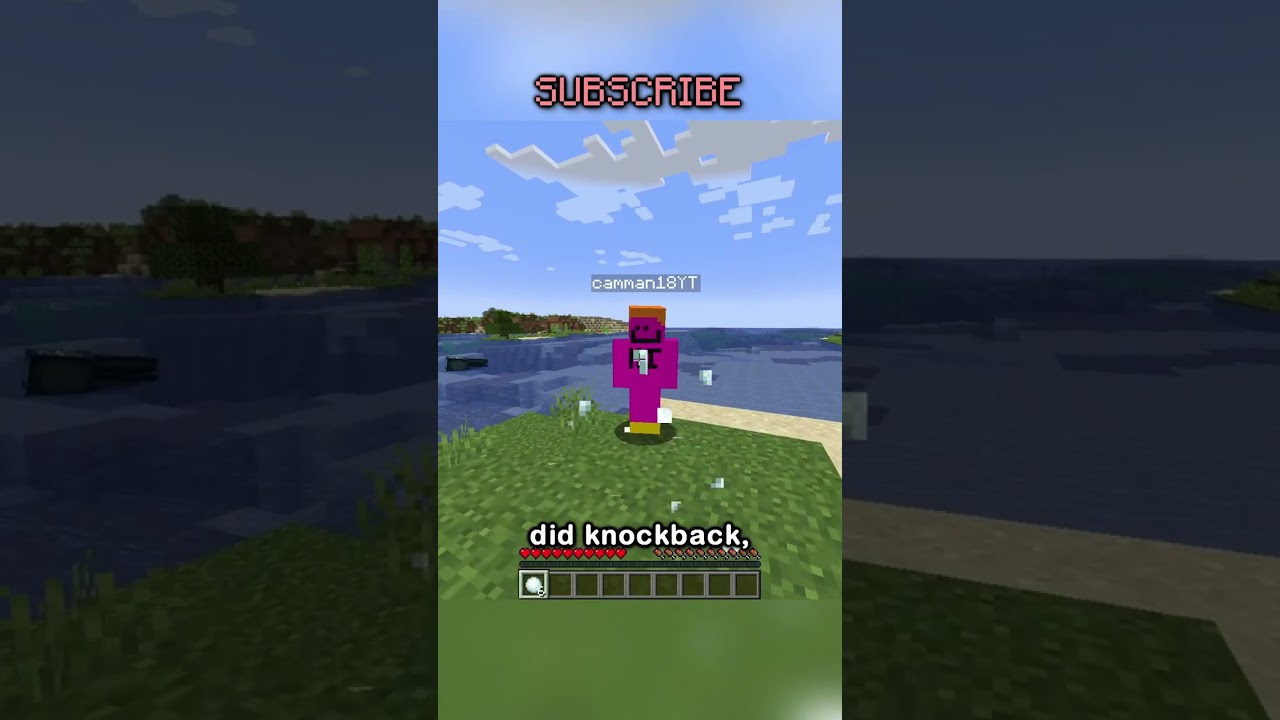 snowballs could never hit players... (biggest misconception)