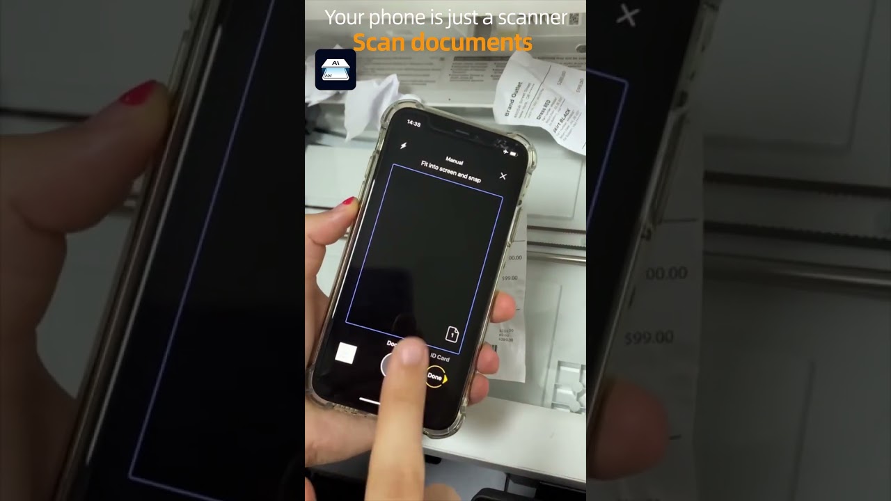 Professional scanning and recognition of documents, generating ultra clear PDF documents
