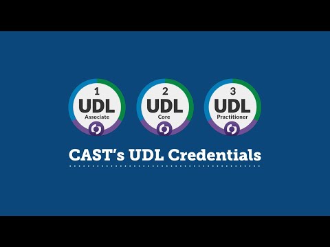 CAST's UDL Credentials on Learning Designed