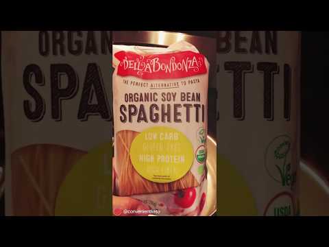 Easy Recipe: Low carb Italian Basil Pesto Spaghetti Pasta with Green Beans