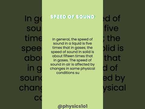 What is Speed of Sound? - Explained | Learn Physics