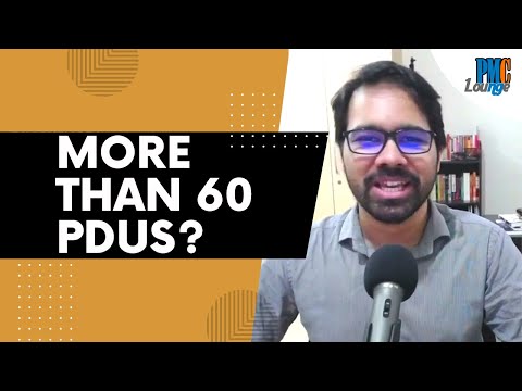What if you earn more than 60 PDUs (required to keep PMP certification active) in 3 years?
