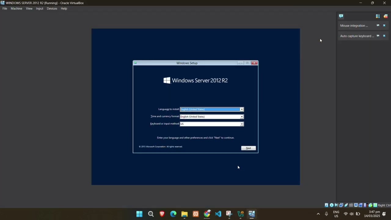 HOW TO INSTALL WINDOWS SERVER 2012 R2 INSIDE VIRTUALBOX