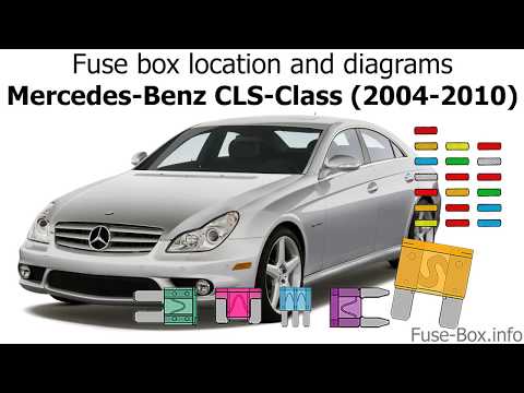 Fuse box location and diagrams: Mercedes-Benz CLS-Class (2004-2010)