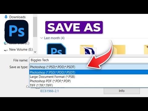 How To Fix Photoshop Save As only showing PSD, PSB, or Tiff