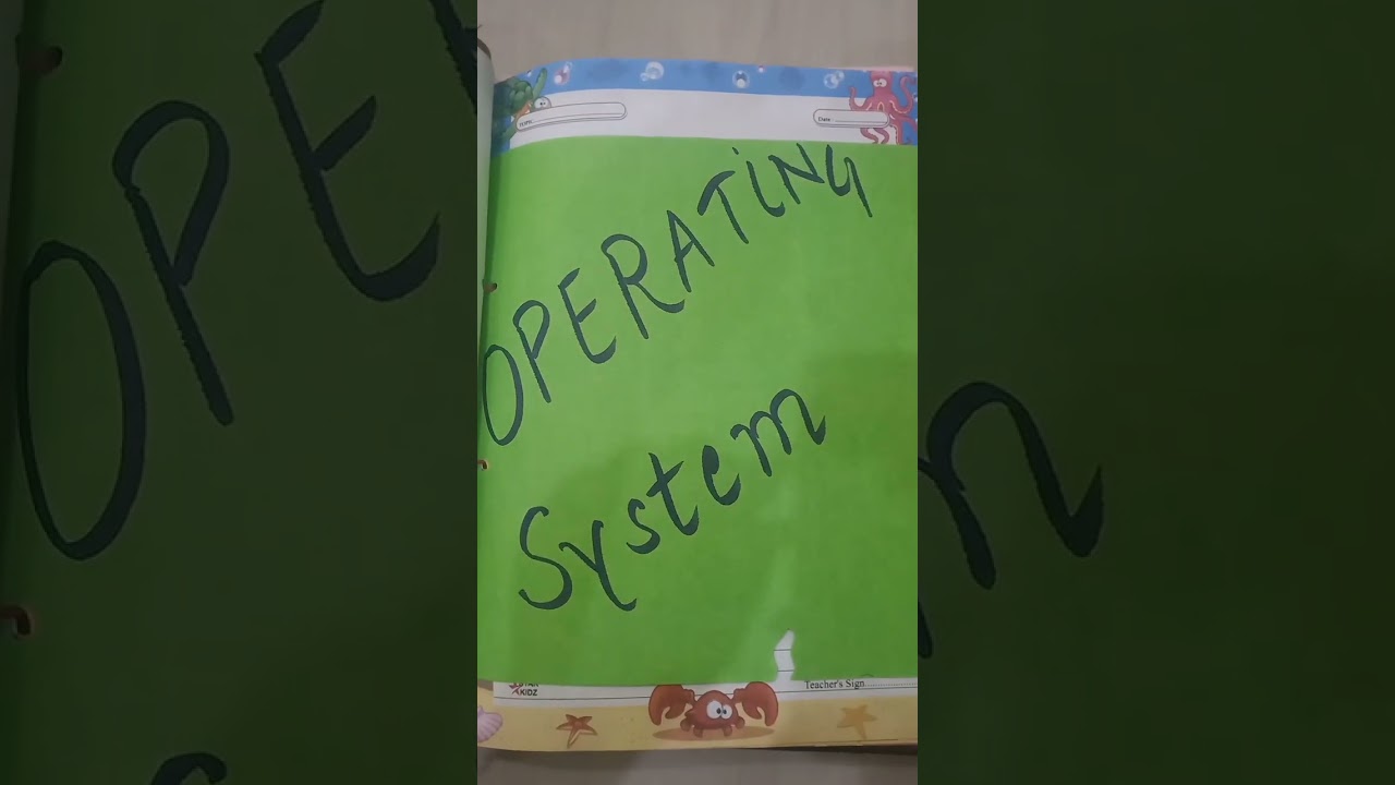 Computer Assignment ..01 #computer #conputerproject #basiccompnentofcomptersystem #clssificationofOS