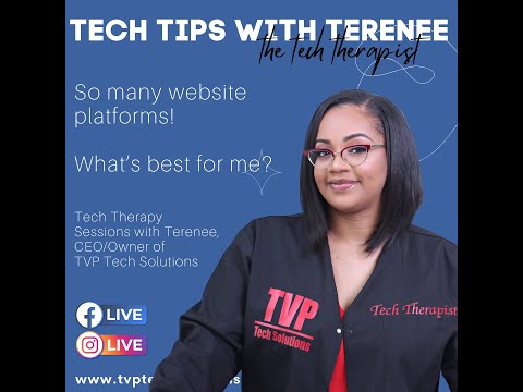 Tech Therapy with Terenee: Which Website Building Platform Is Best For You?