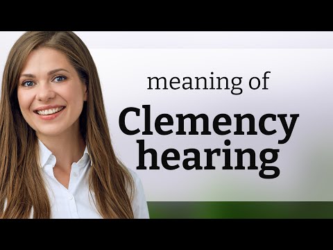 Understanding the Term "Clemency Hearing" in Legal Context