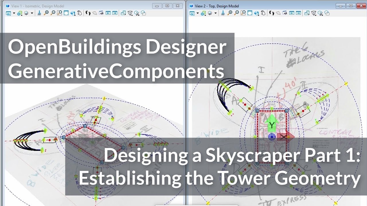Designing a Skyscraper using GenerativeComponents: 01 Establishing the Tower Geometry