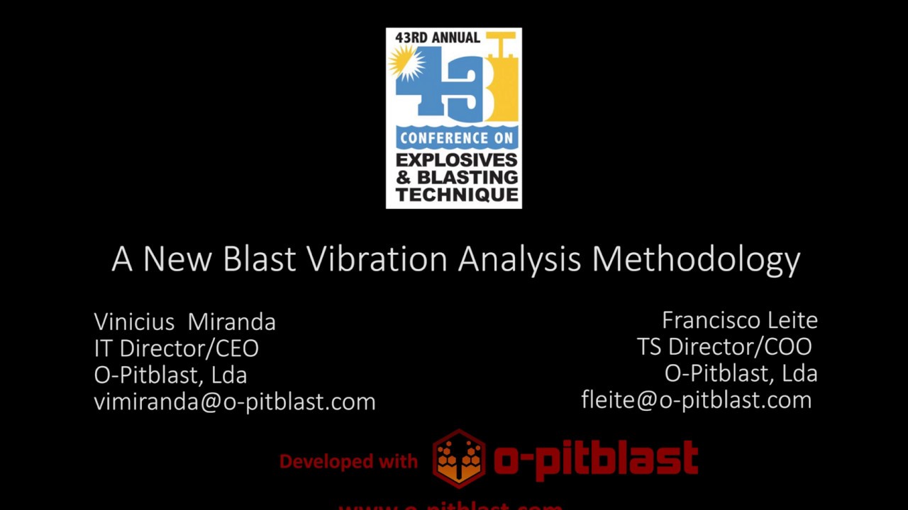 ISEE - A New Blast Vibration Analysis Methodology