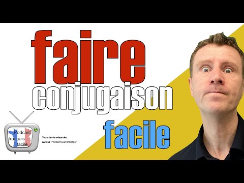 VERBE faire 🇫🇷 au présent - apprendre le français