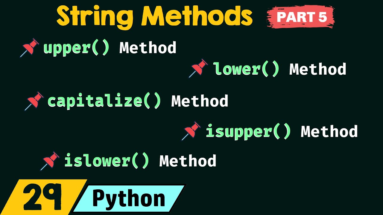 String Methods in Python (Part 5)