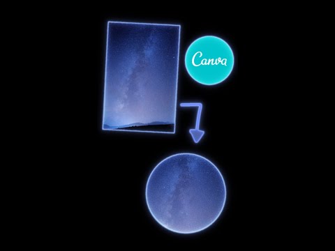 Crop picture into a circle ||Canva||#shorts
