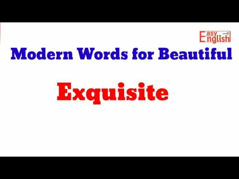 Modern Words for Beautiful || Synonyms || synonyms for Beautiful