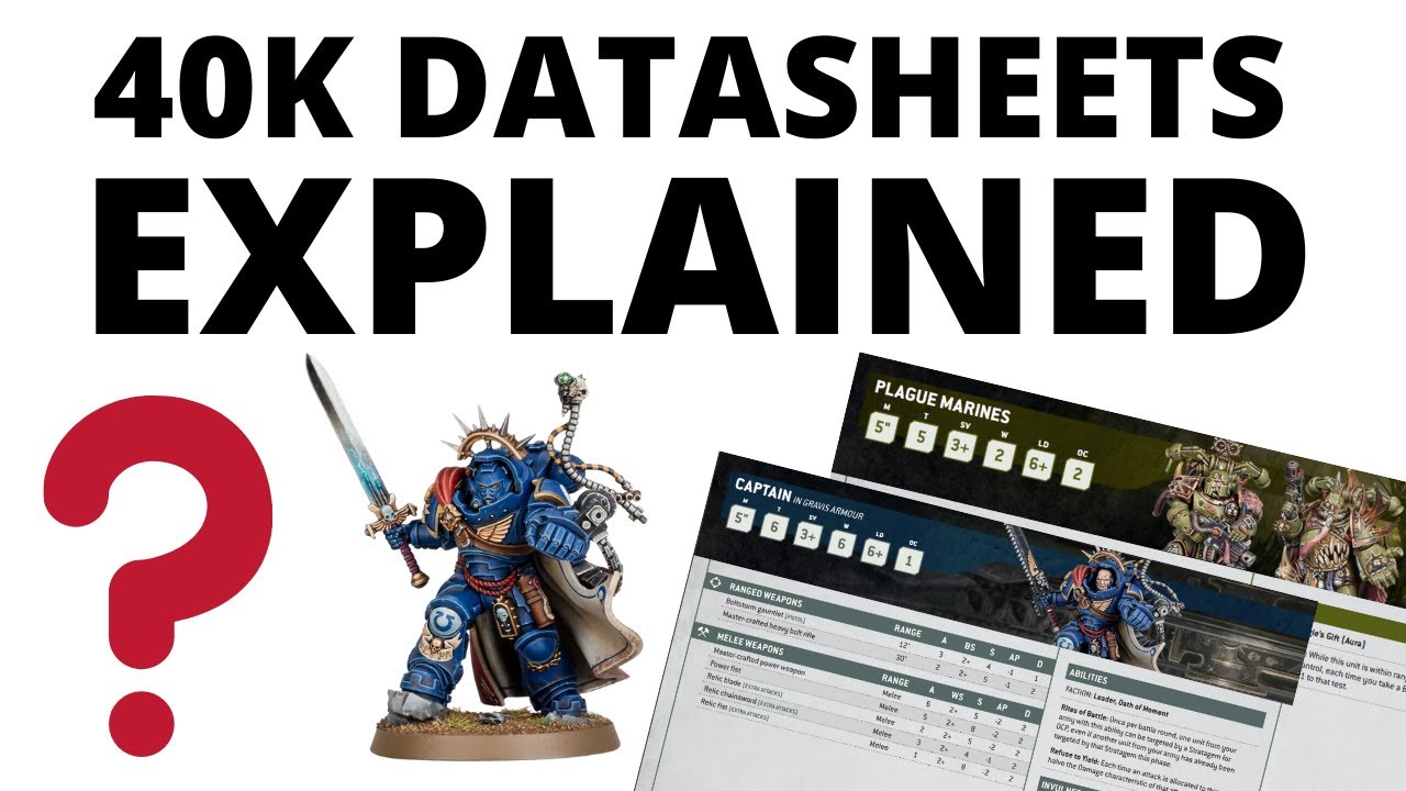 Datasheets and Unit Rules EXPLAINED in Warhammer 40K - How to Play Warhammer 40K 10th Edition Part 8