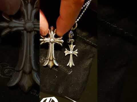 Chrome Hearts - Two pendants- Double Cross Pendant and Cross CH plus pendant