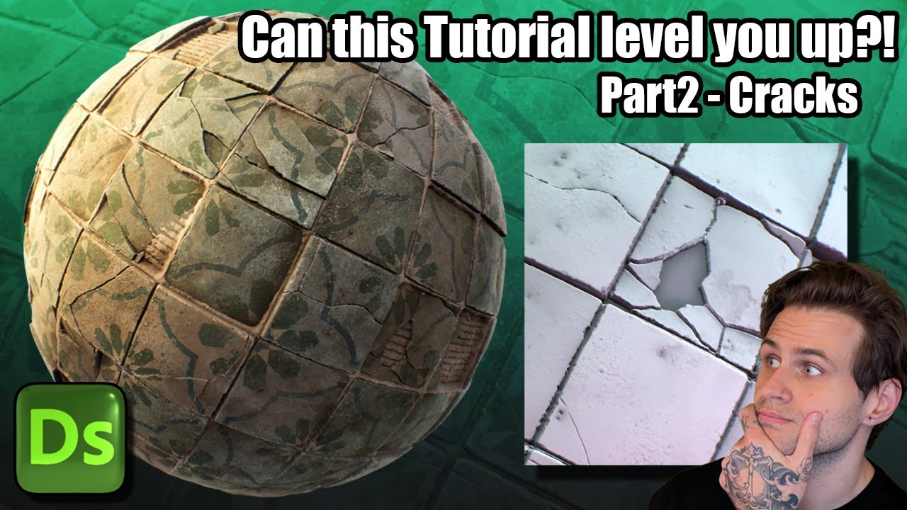 Cracked Tile Floor Tutorial - Part2