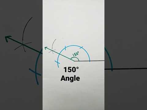 150 degree angle with compass | 50° Angle
