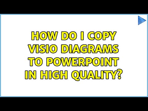 How do I copy Visio diagrams to Powerpoint in high quality?