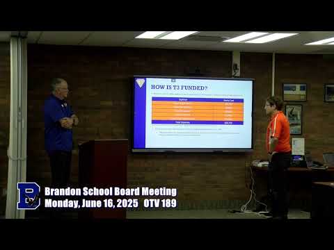 6/16/2025 Brandon School Board Meeting