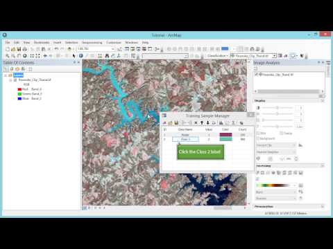 Remote Sensing in ArcGIS Tutorial 19a: Supervised classification of Landsat Imagery