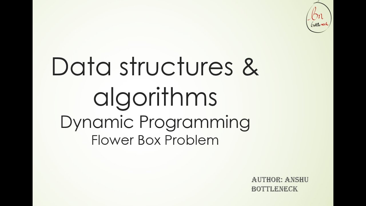 Dynamic Programming - Flower Box