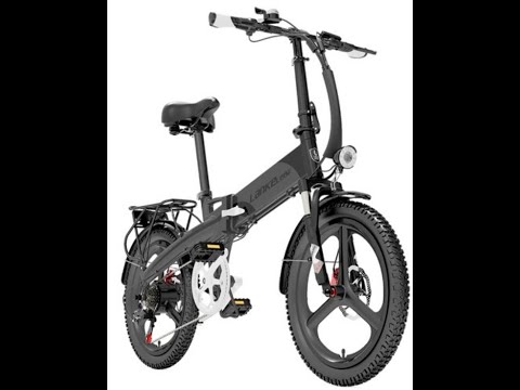 LANKELEISI G660 Electric Bike, 500W Motor, 48V 12.8Ah 20*1.95 inch Tires, 35km/h Max Speed EU9.NL