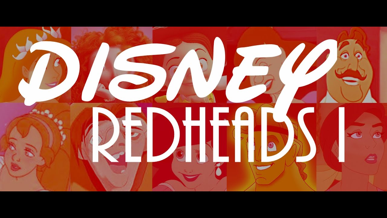 Disney Redheads Part I - Ariel, Merida, Quasimodo, Giselle, Jessie & more!