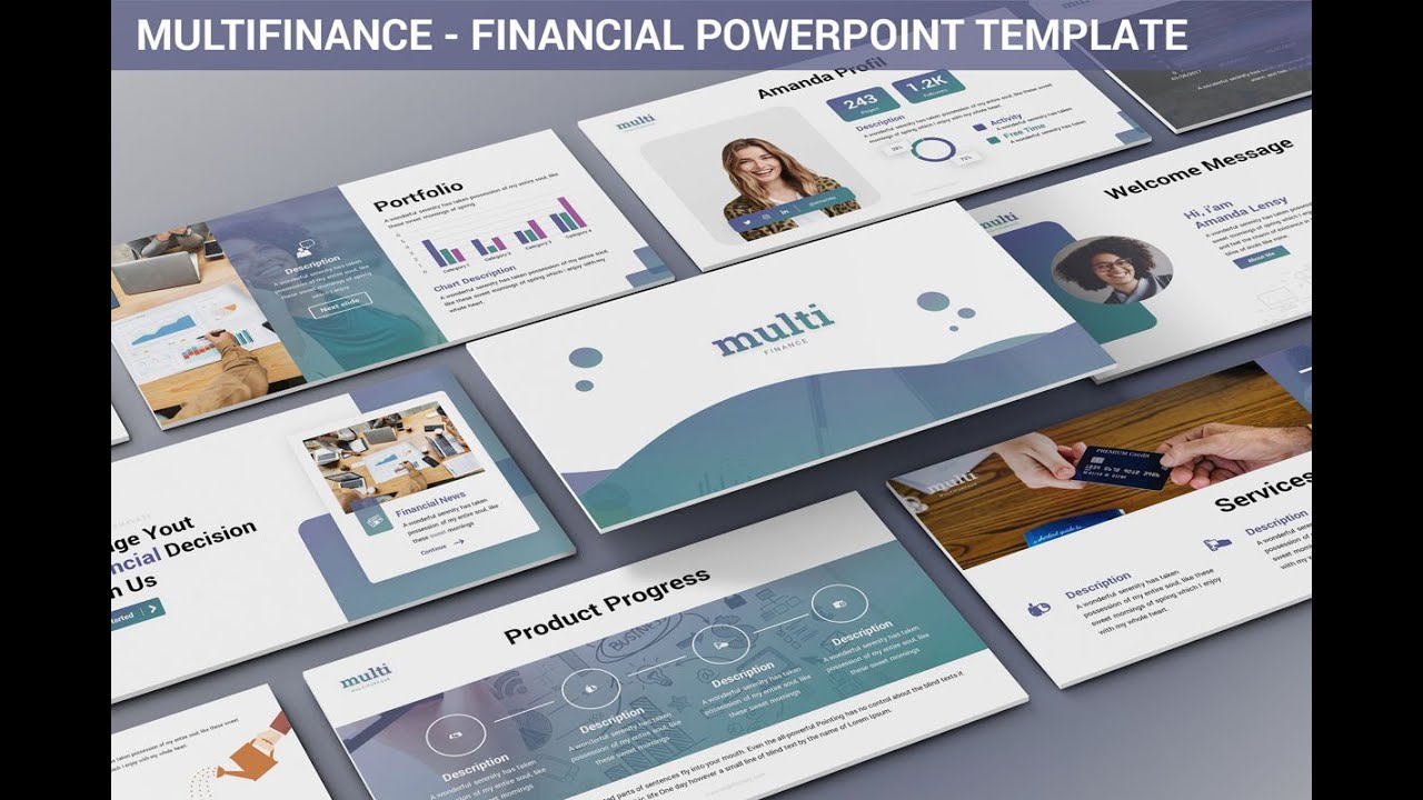 MultiFinance - Financial Powerpoint Template