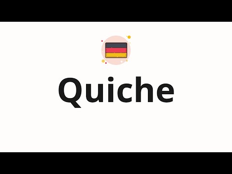 How to pronounce Quiche