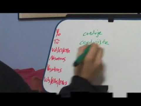 Conducir: Preterite