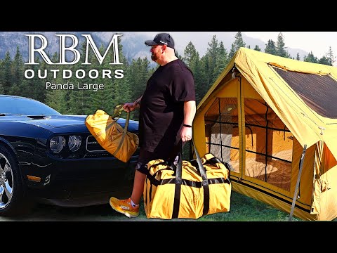 AMAZON'S LARGEST ONE ROOM LUXURY INFLATABLE TENT Panda Air Large Tent from RBM OUTDOORS 2025
