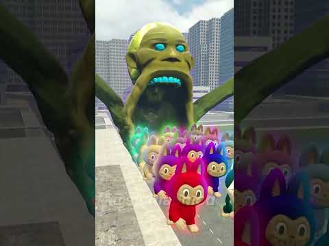ALL SIZE UDIN DIN DIN DUN LABUBU TA TA DINO SAHUR ARMY BRAINROT MEMES INVASION BIG CITY Gmod