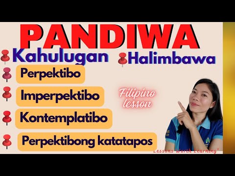 PANDIWA | ASPEKTO NG PANDIWA |perpektibo|Kontimplatibo |Imperpektibo |Perpektibong Katatapos ITheQs
