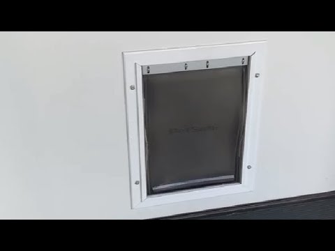 PetSafe Extreme Weather Aluminum Pet Door Review, BEST CAT DOG DOOR! Quality build!