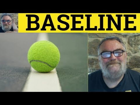 🔵 Baseline Meaning - Bass Line Examples - Baseline Defined - CAE Nouns - Bassline Baseline