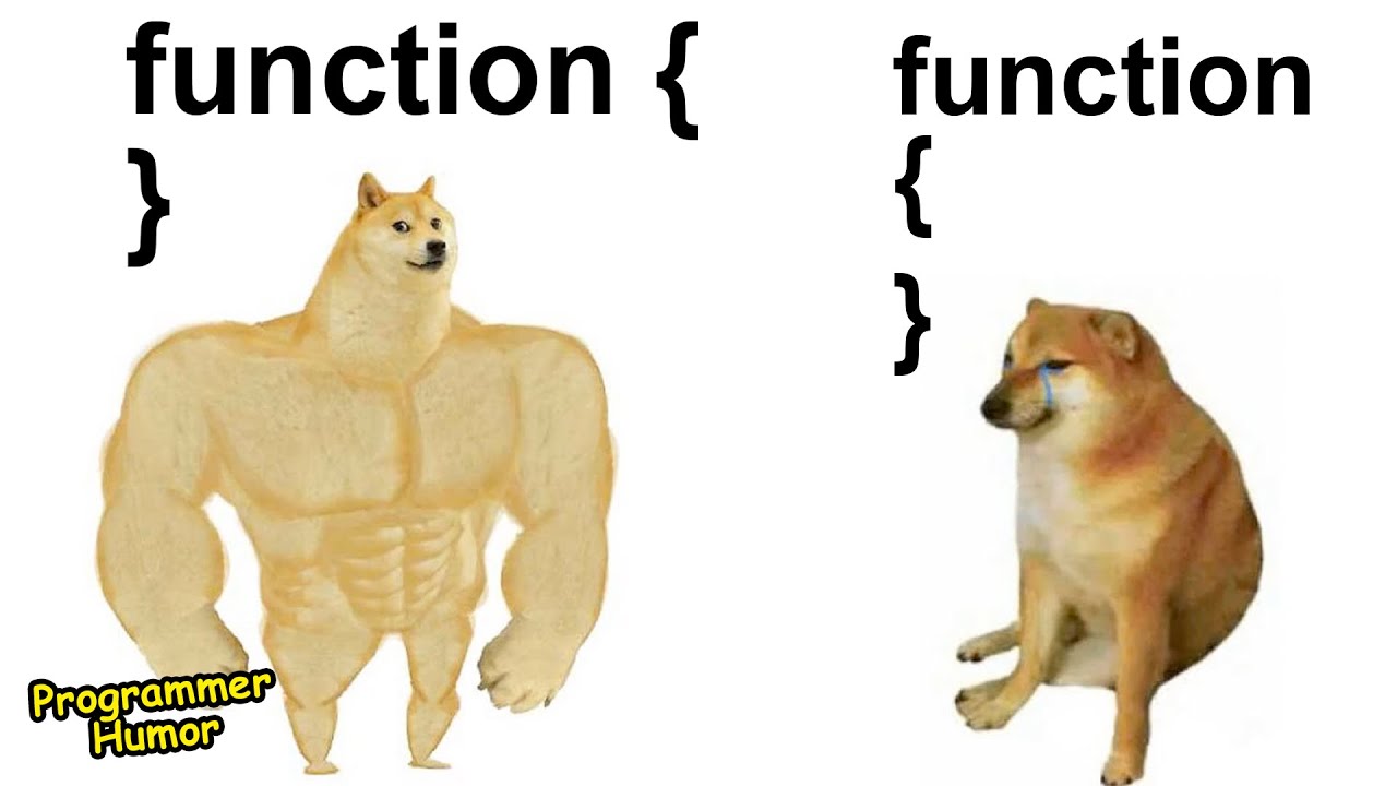 Inline Braces Gang { } || Funny Programming Memes (r/ProgrammerHumor)