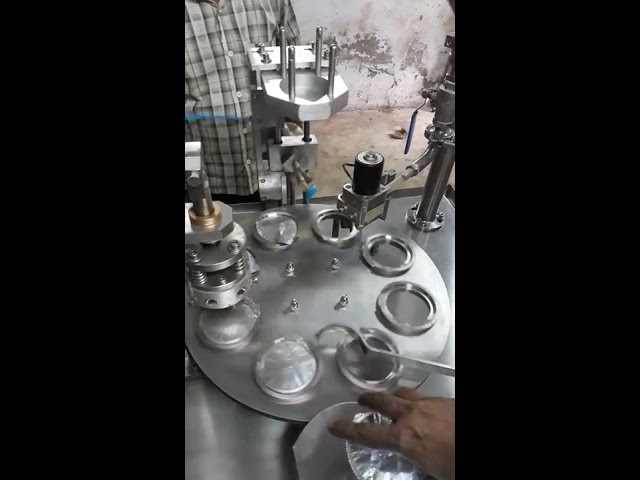 Cup Filling and Sealing Machine - Semi Auto Cup Filling And Sealing ...