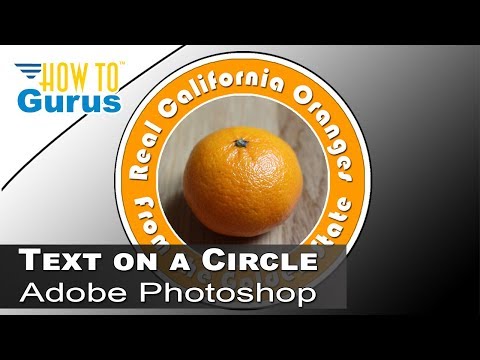 How You Can Make a Circle Logo Text on a Circular Path in Adobe Photoshop