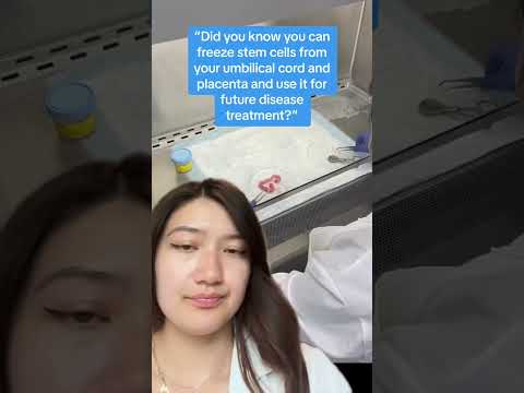 Did you know you can freeze stem cells from your umbilical cord and placenta?