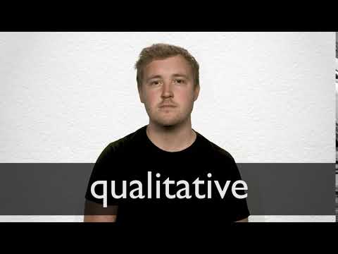 How to pronounce QUALITATIVE in British English