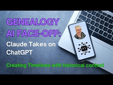Genealogy AI Face-off: 3 Creating timelines with historical context