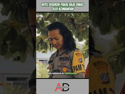 Intelejen andalan polri pakai baju dinas untuk mengikuti apel #shorts #tni #polisi
