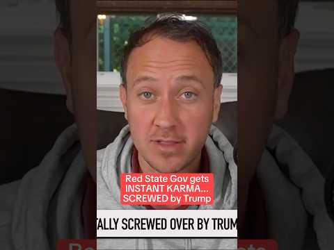 Red State Gov gets INSTANT KARMA…SCREWED by Trump