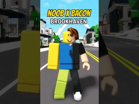 Combine NOOB X BACON Di Brookhaven #shorts